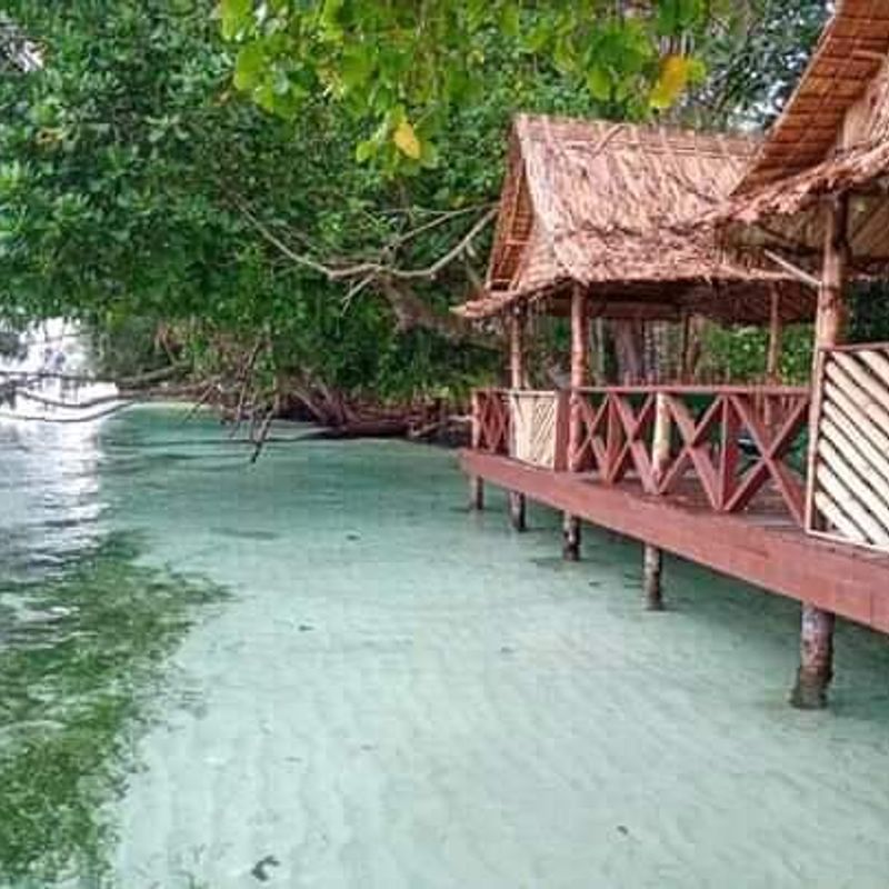 Munda - Island settlement in Western Province, Solomon Islands.