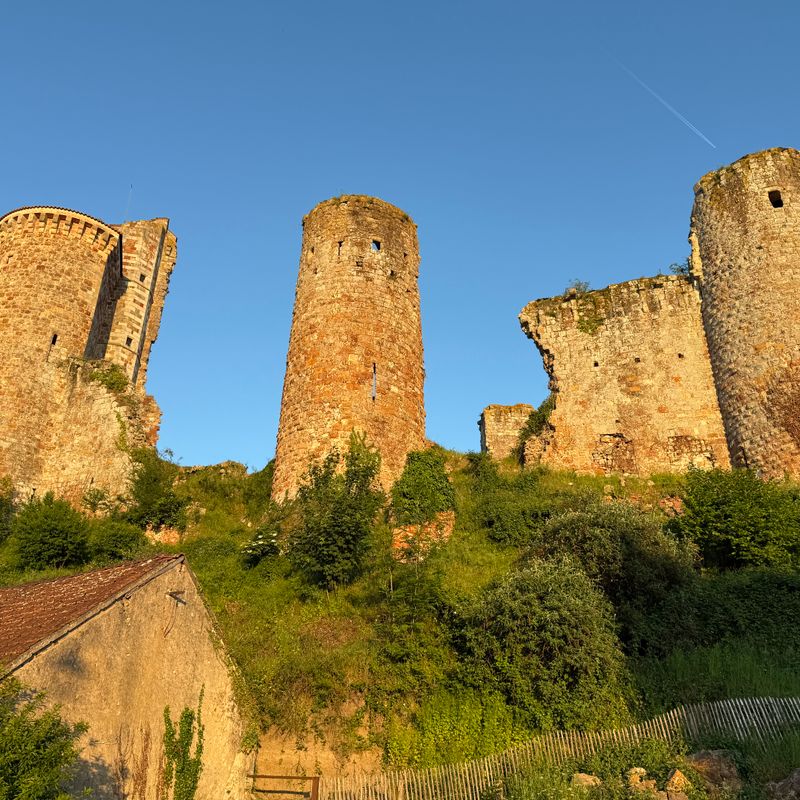 Château d'Hérisson - Château médiéval en ruines à Hérisson, France