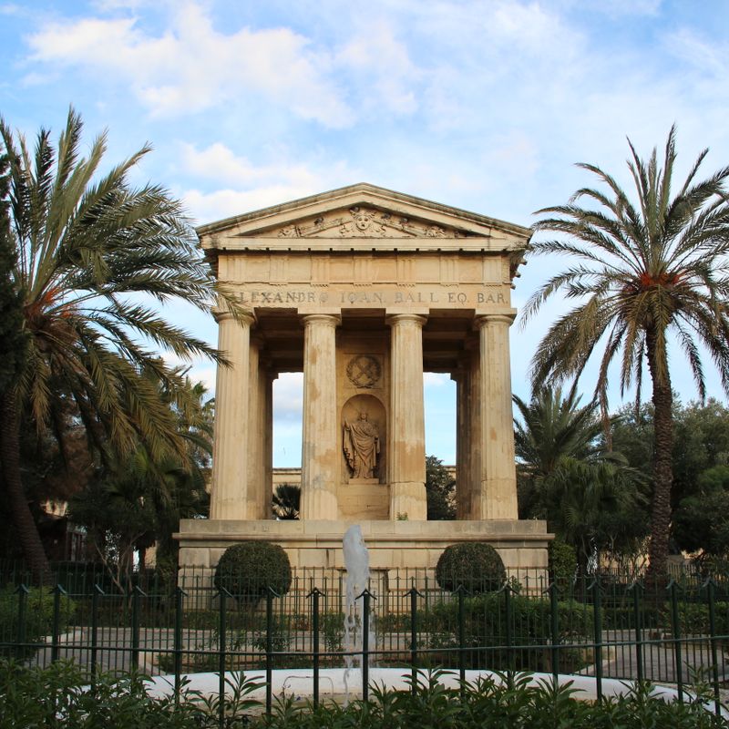 Monument to Sir Alexander Ball - Neoclassical monument in Lower ...