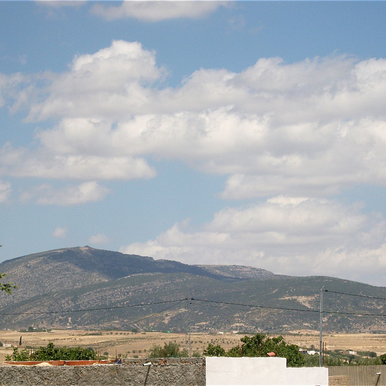 Djebel Bargou - Sommet montagneux dans la région de Siliana, Tunisie